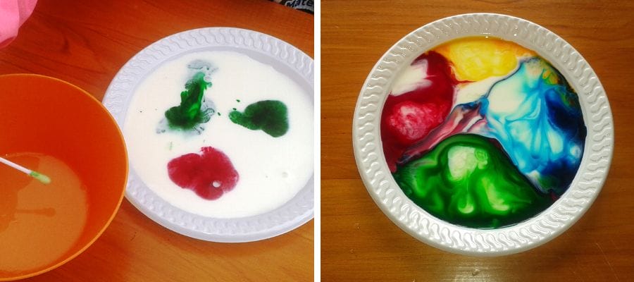 Magic Rainbow Milk - A Simple Science Experiment for Kids